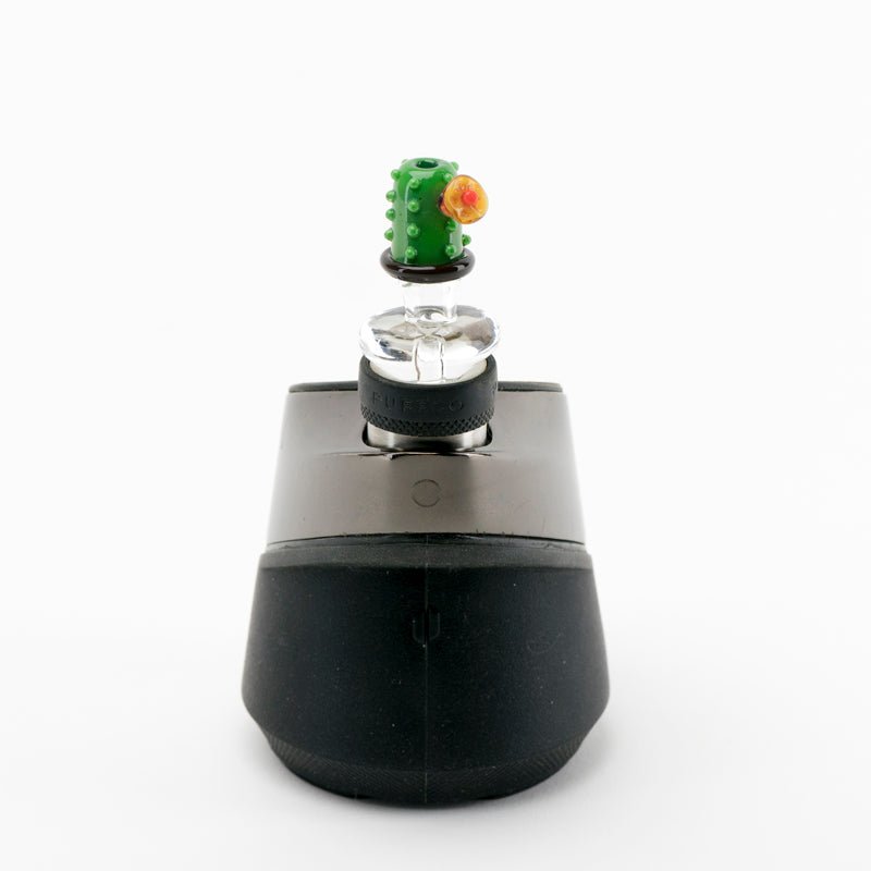 Empire Glassworks Barrel Cactus Puffco Peak Glass Carb Cap | Empire Smokes