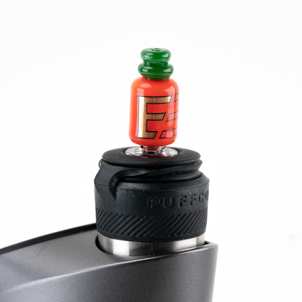 Empire Glassworks Sriracha Bottle Puffco Oculus Glass Carb Cap | Empire ...