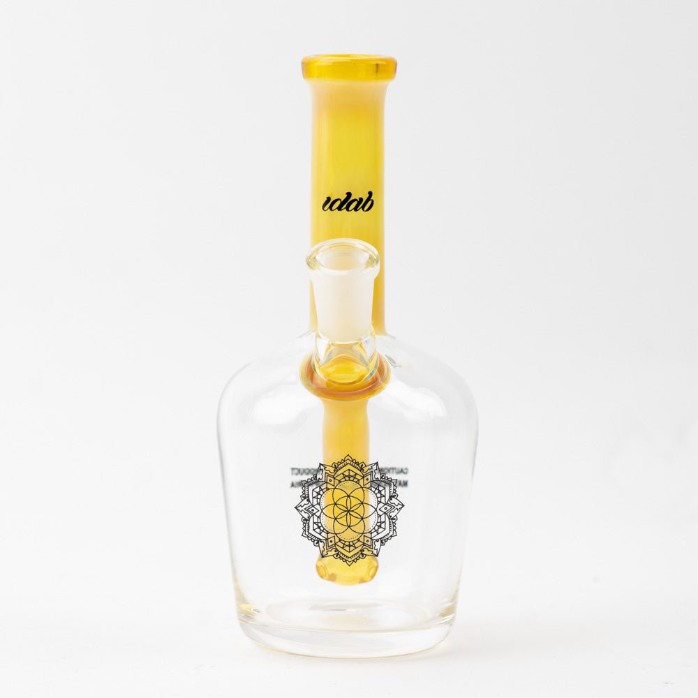 iDab Lemon Baked Small Henny Bottle Water Pipe | Empire Smokes